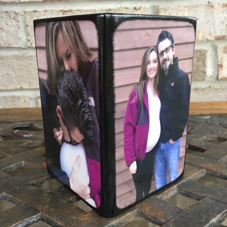 Personalized Wood Photo Block Custom cube photo gifts | Etsy