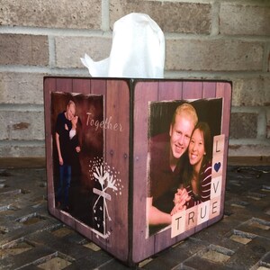 Tissue Box, Personalized Wedding Gift, Tissue Box Cover, Bridal Shower ...