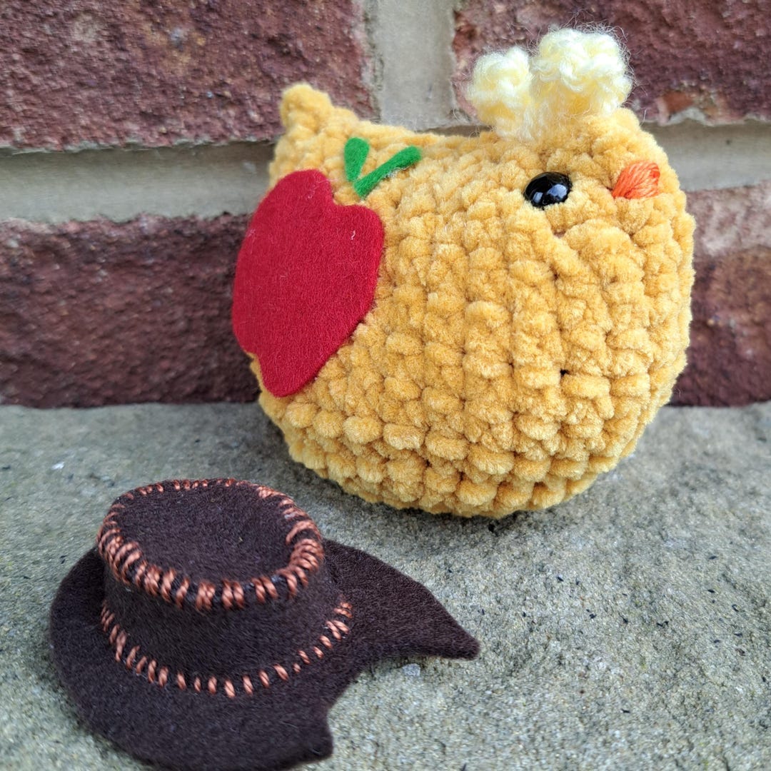 My Little Pony Applejack Mini Chicken Pony Plushie Crochet Soft - Etsy