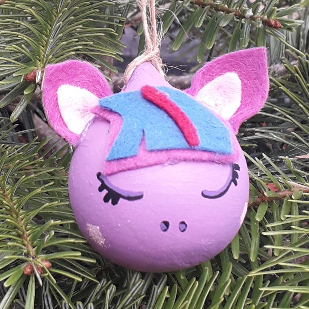 Twilight Sparkle Custom My Little Pony Mini Bauble Decoration Christmas ...
