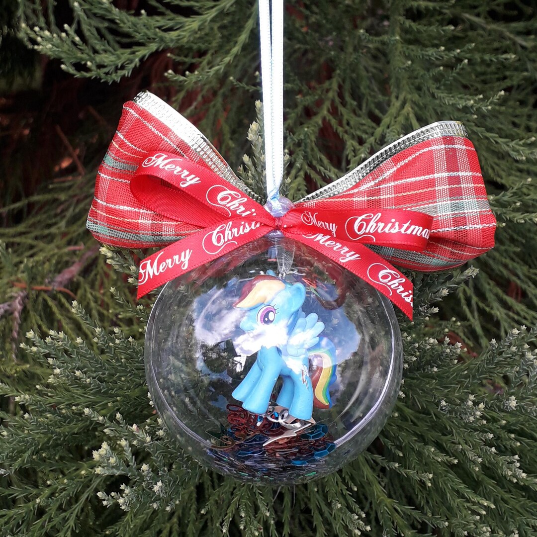 Rainbow Dash My Little Pony Custom Christmas Bauble Decorative Holiday ...