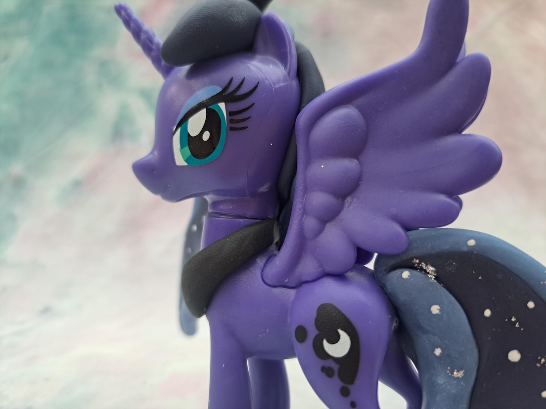 Princess Luna My Little Pony Custom Figure Polymer Clay Sculpture Home ...