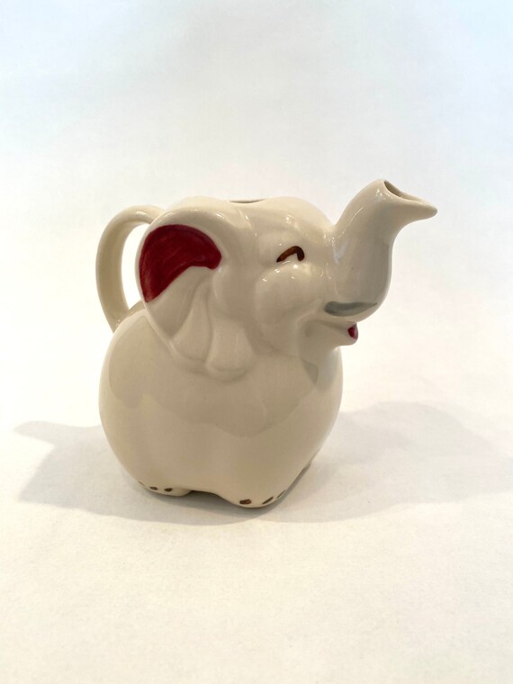 Vintage Shawnee Elephant Shape Pottery Creamer Small Pitcher | Etsy