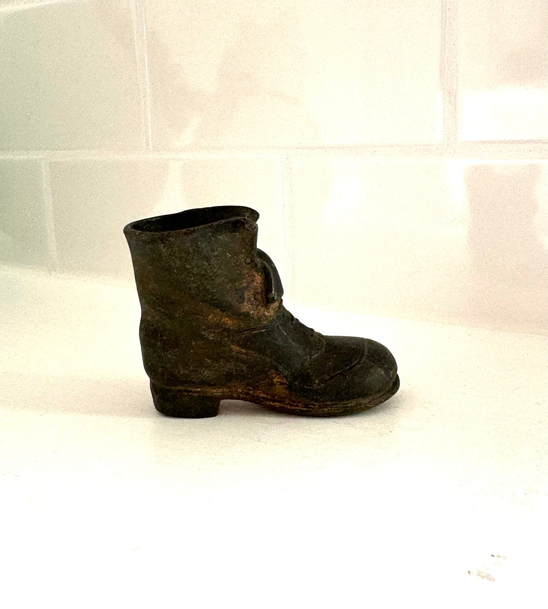 Vintage Antique Miniature Metal Workmans or Military Work Boot - Etsy UK