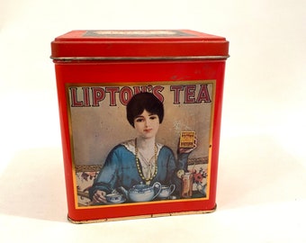 Lipton Tea Tin | Etsy