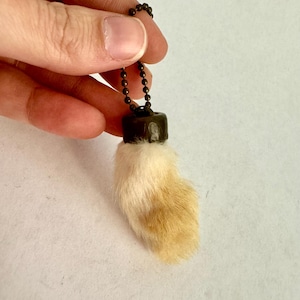 Vintage LUCKY CHARM Rabbit Foot Keychain - Etsy