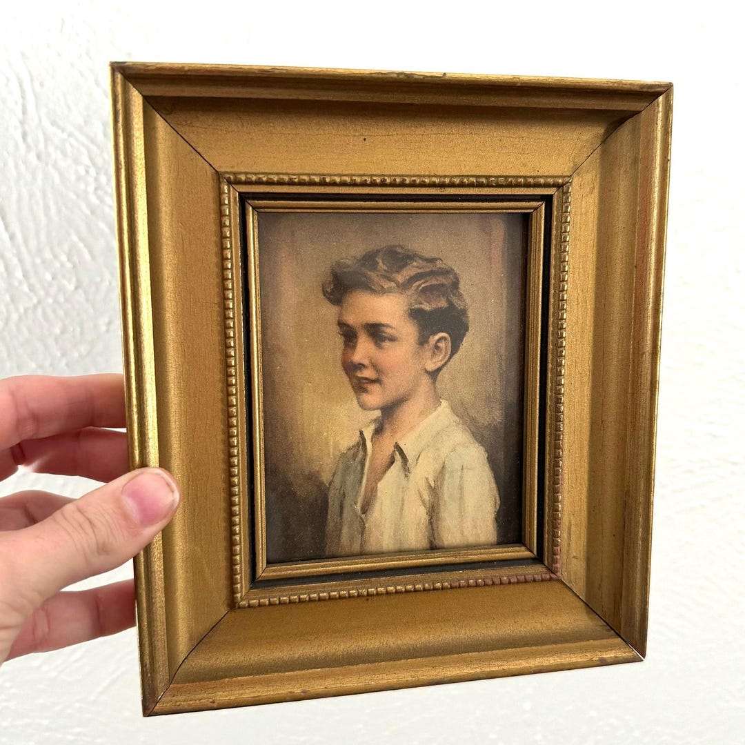 Vintage C. Bosseron Chambers | “richard” | Portrait of a Young Boy ...