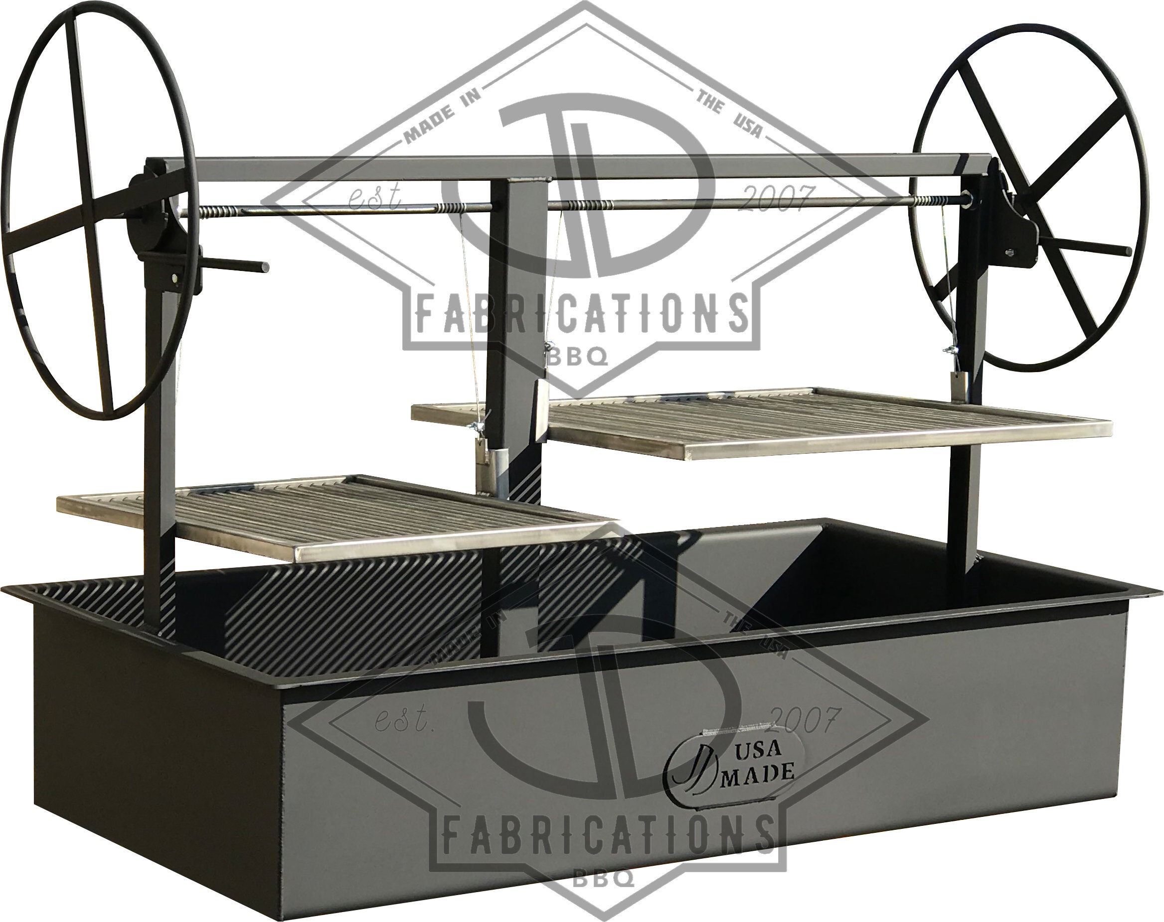 48x24" Santa Maria Argentine Style Drop in Firebox Grill | Commercial ...