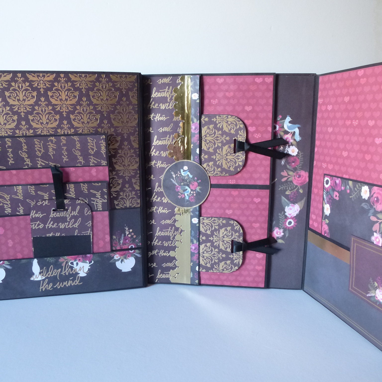 Premade Scrapbook Album, Memory Book, Photo Album, Scrapbooking ...