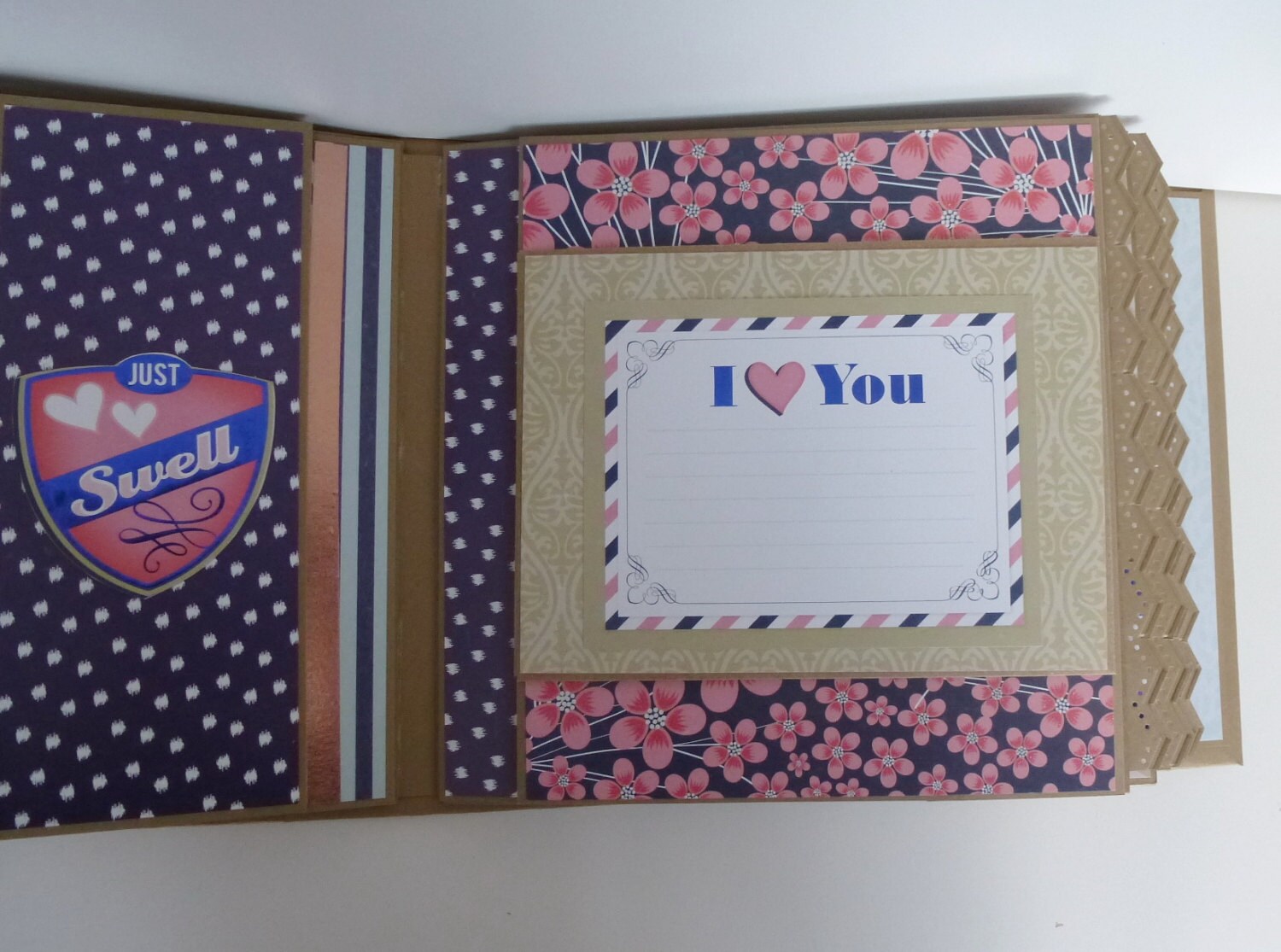 Premade Scrapbook Album, Memory Book, Photo Album, Scrapbooking - Love ...