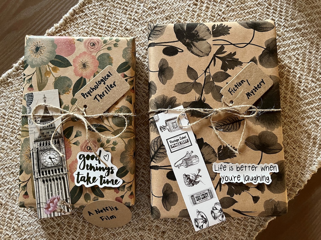 Blind Date With a Book W/ Bookmark & Stickers - Etsy