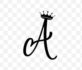 Transparent Letter A With Crown SVG Craft Royalty With Your DIY Magic ...