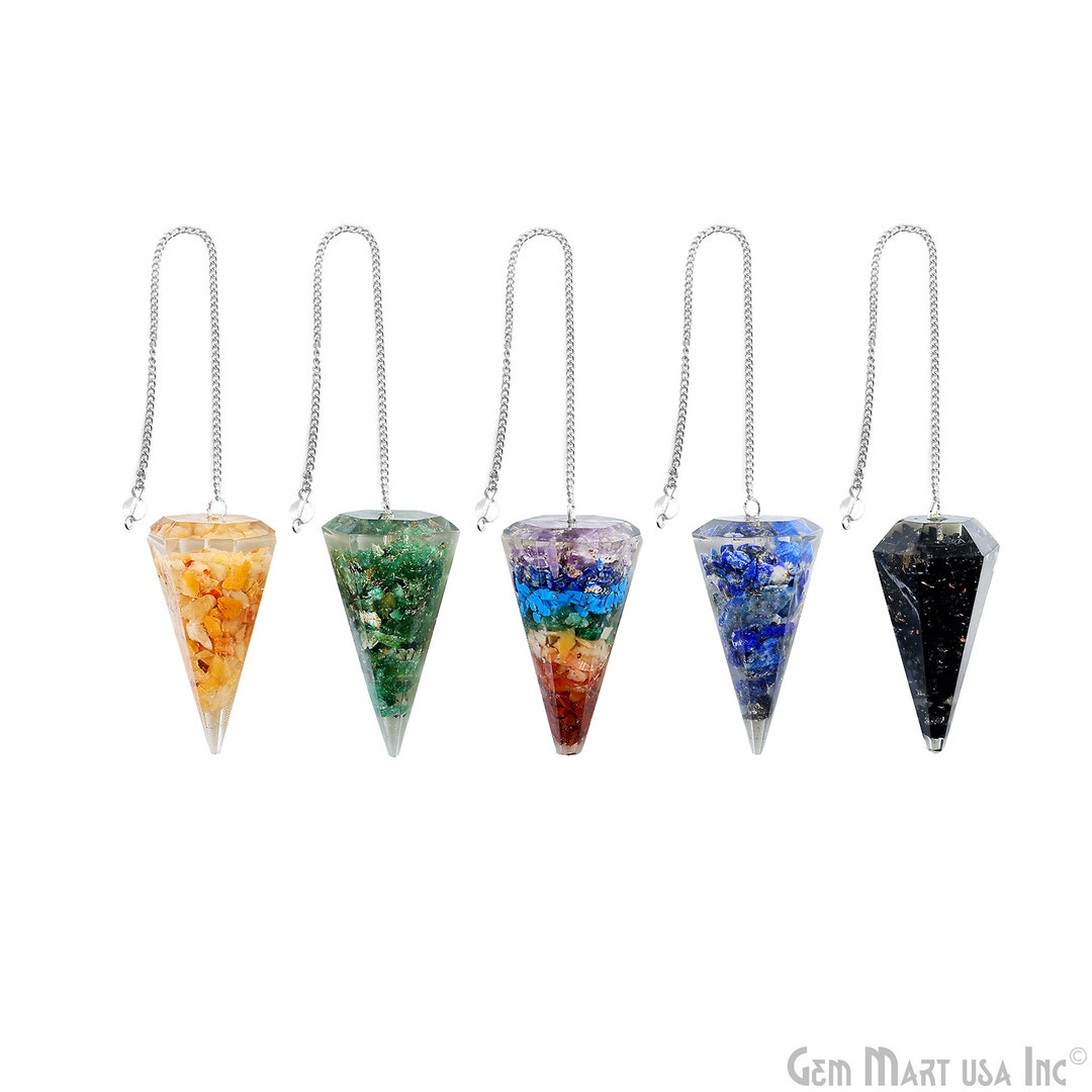 Chakra Pendulum, Healing Crystal, Dowsing Pendulum, Wiccan Dowser ...