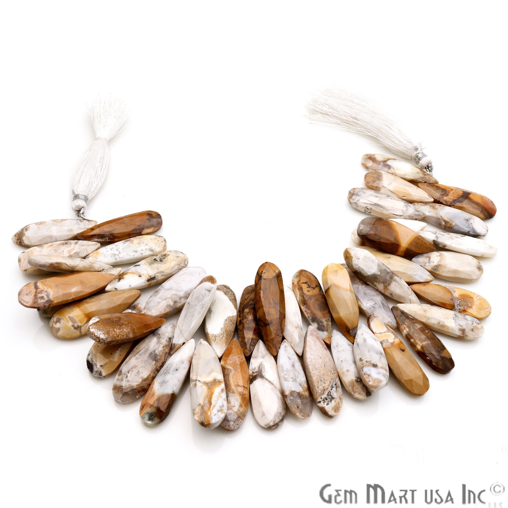 Camel Jasper Beads, Briolette Beads, Beaded Strands, Faceted Drop ...