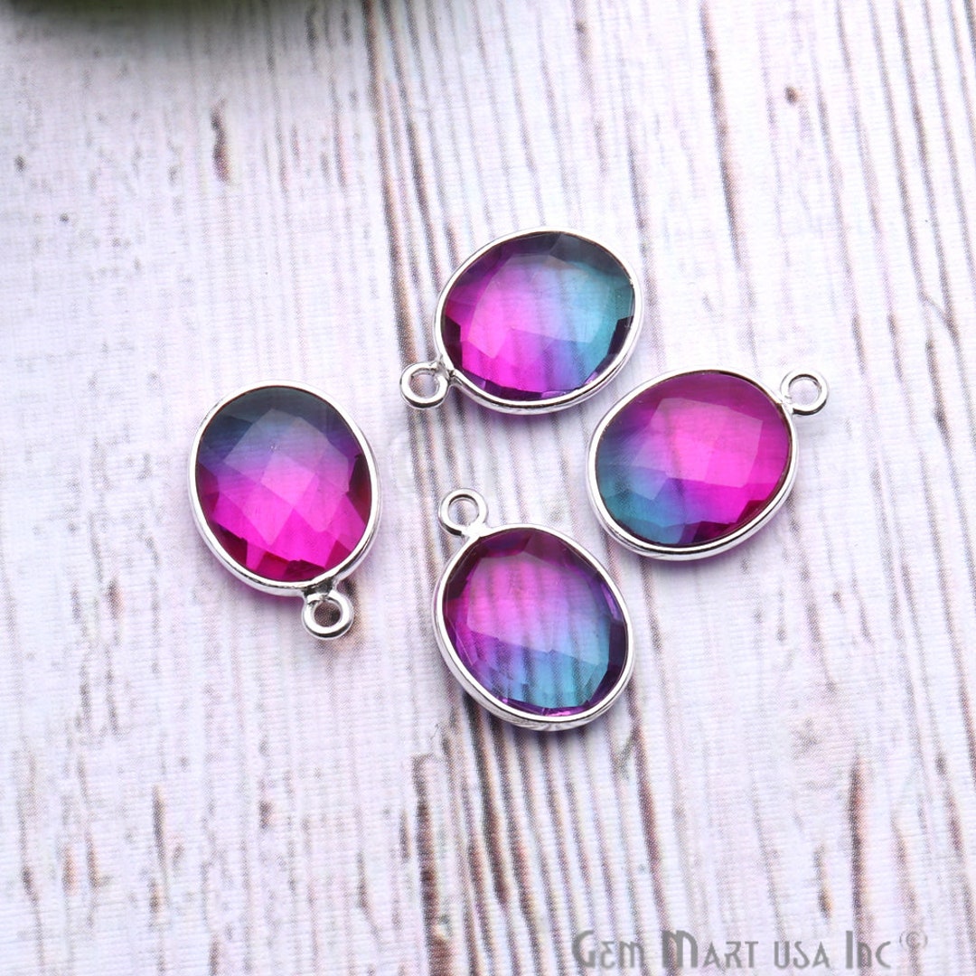 Blue Quartz, Pink Gemstone, Aura Quartz, Doublet Quartz, Rose Aura ...