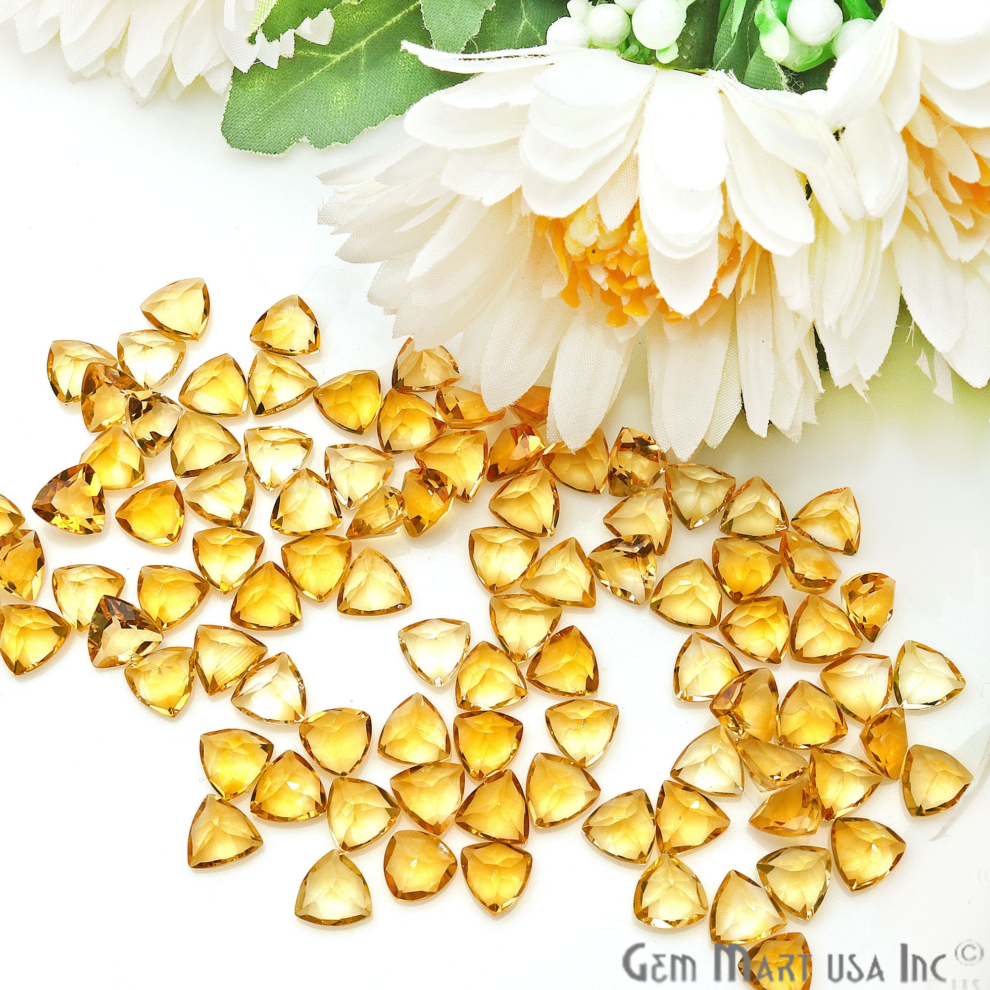 Natural Citrine Loose Gemstone Lot 7 Mm Trillion Shaped Loose - Etsy