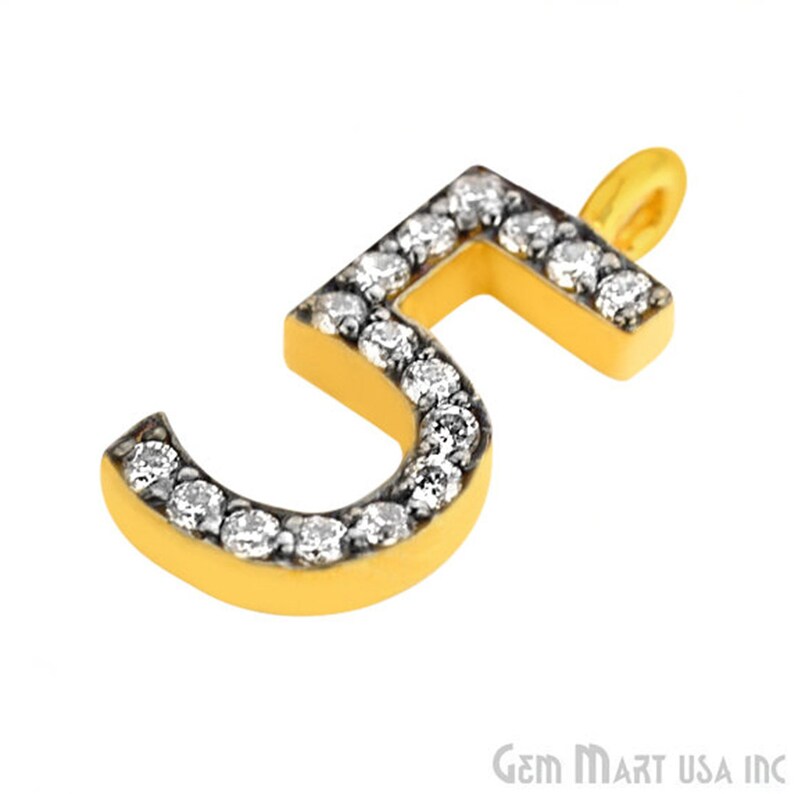 Number Letter Charms Number Charms Personalized Number - Etsy