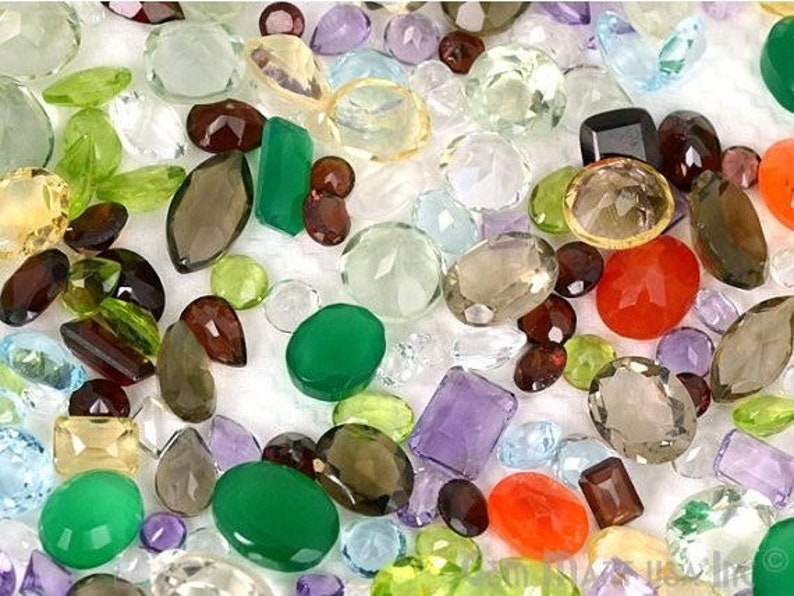 Over 1000 Carats AAA Mixed Gem Natural Loose Gemstone Mix Lot | Etsy