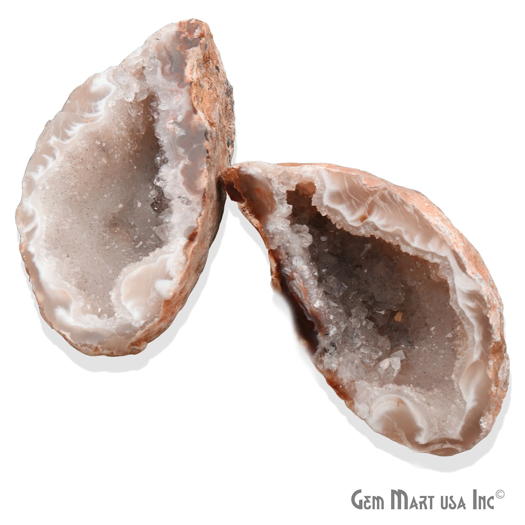 Oco Geode Druzy, Occo Agate Geode Crystals, Ocho Geode Halves, Cave ...