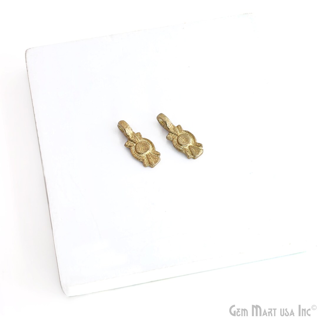 Authentic Antique Brass Batch Vintage Charms, Gold Plated Boho Tribal ...