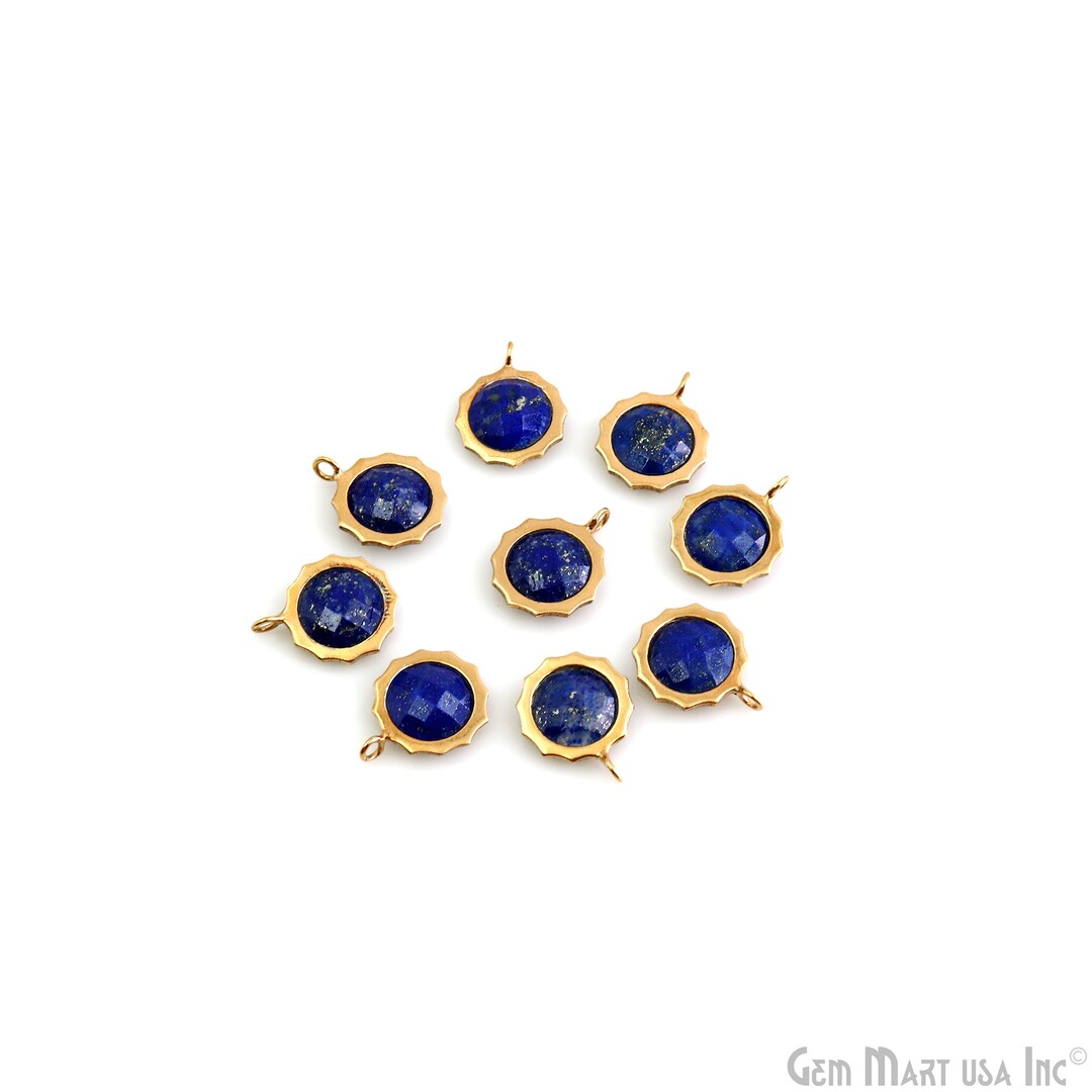 Sun Shaped Pendant Connector, Gold Plated Single Bail, 18x14mm, DIY ...