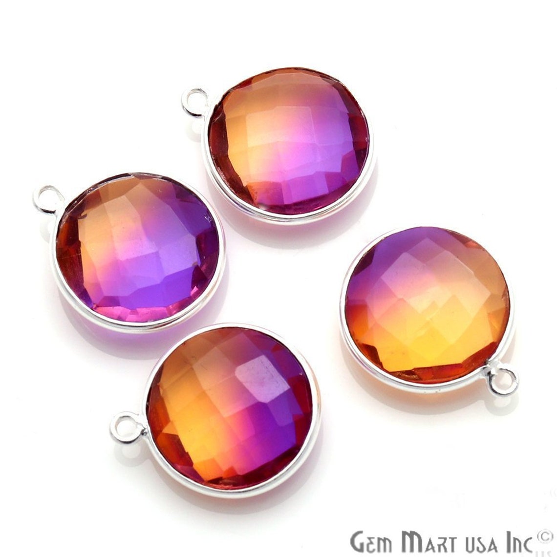 Purple Quartz crystal Quartz Aura Quartz Doublet Quartz | Etsy