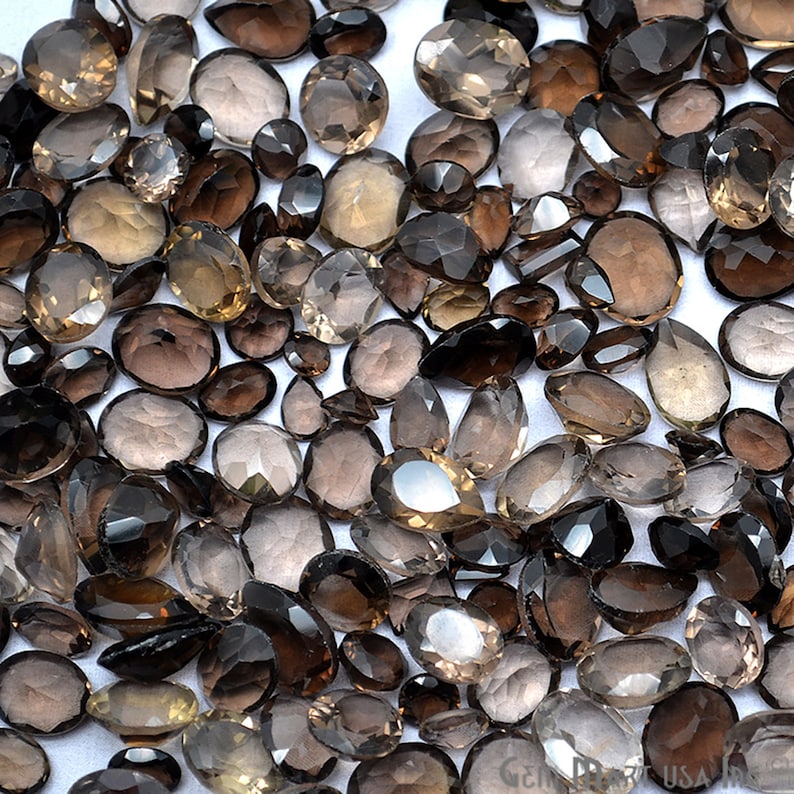 250 CT Smoky Topaz Loose Gemstones Smoky Topaz Stone Brown | Etsy
