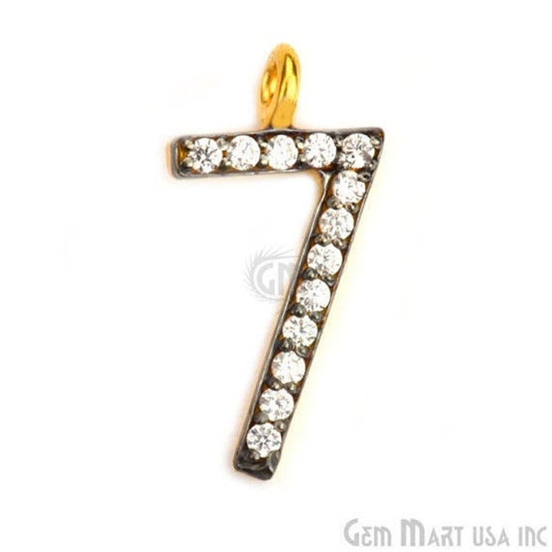 Number Letter Charms Number Charms Personalized Number - Etsy
