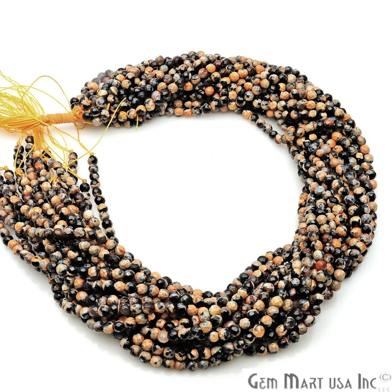 Bumble Bee Jade Gemstone Beads, Round Beads, Necklace Making Beads ...