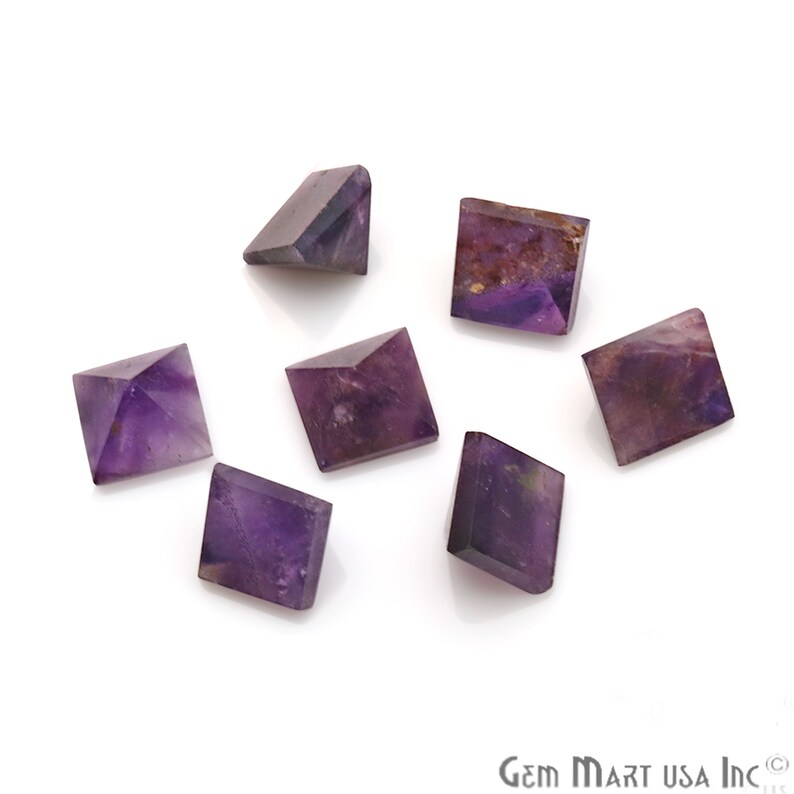 Amethyst Pyramid Shaped Stone, Ornamental Home Decor, Precious Healing ...