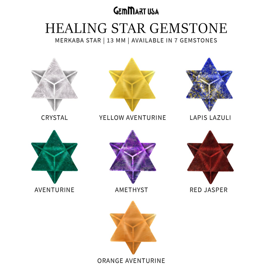 Healing Star Gemstone, Metaphysical Crystal Star, Spiritual Lemurian ...