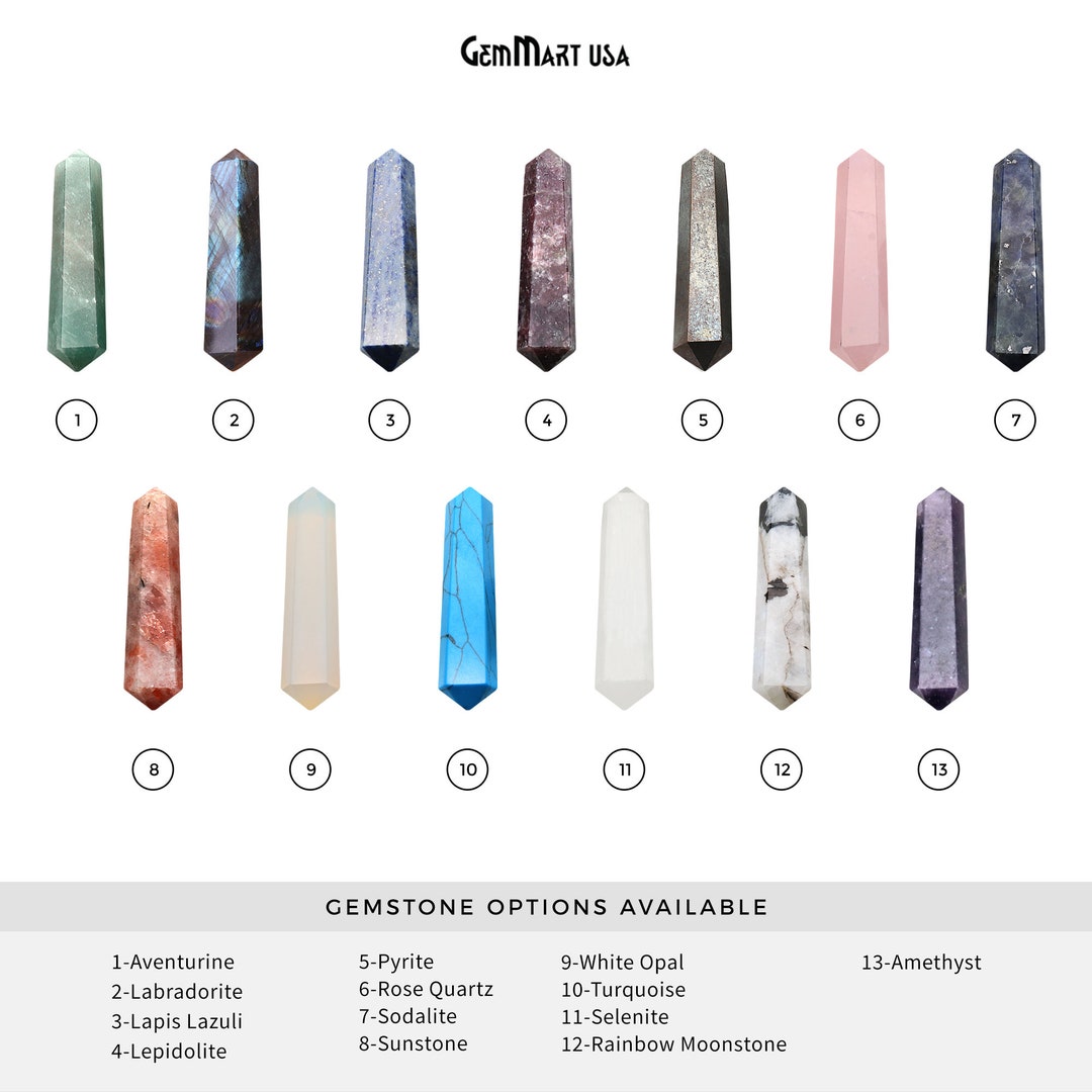 Terminated Gemstone, Metaphysical, Crystal Pencil Point, Crystal Tower ...