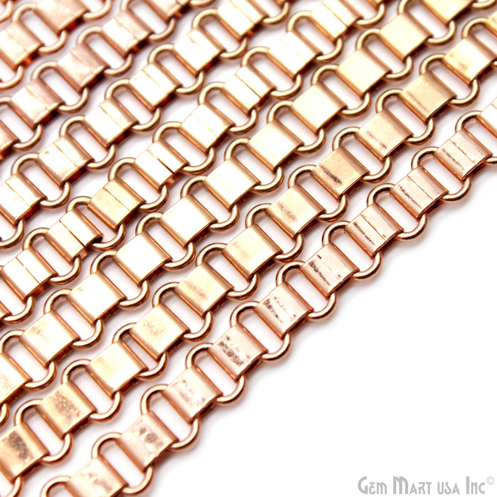 Egyptian Rose Gold Link Chain 8x4mm Egyptian Rose Gold | Etsy