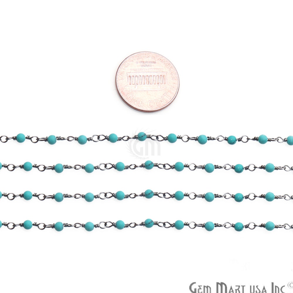 Rosary Chain, Turquoise Rosary Chain, Bead Rosary Chain, Bead Chain ...