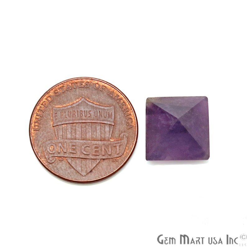 Amethyst Pyramid Shaped Stone Ornamental Home Decor Precious - Etsy