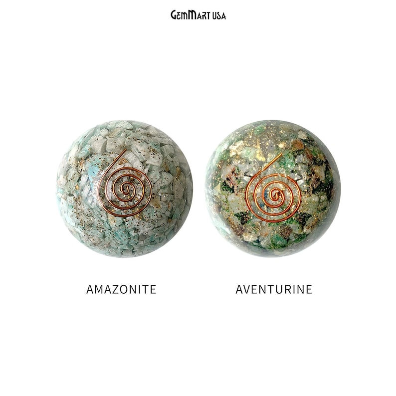Natural Healing Gemstone Balls, 52mm Spiritual Crystal Sphere, Reiki ...