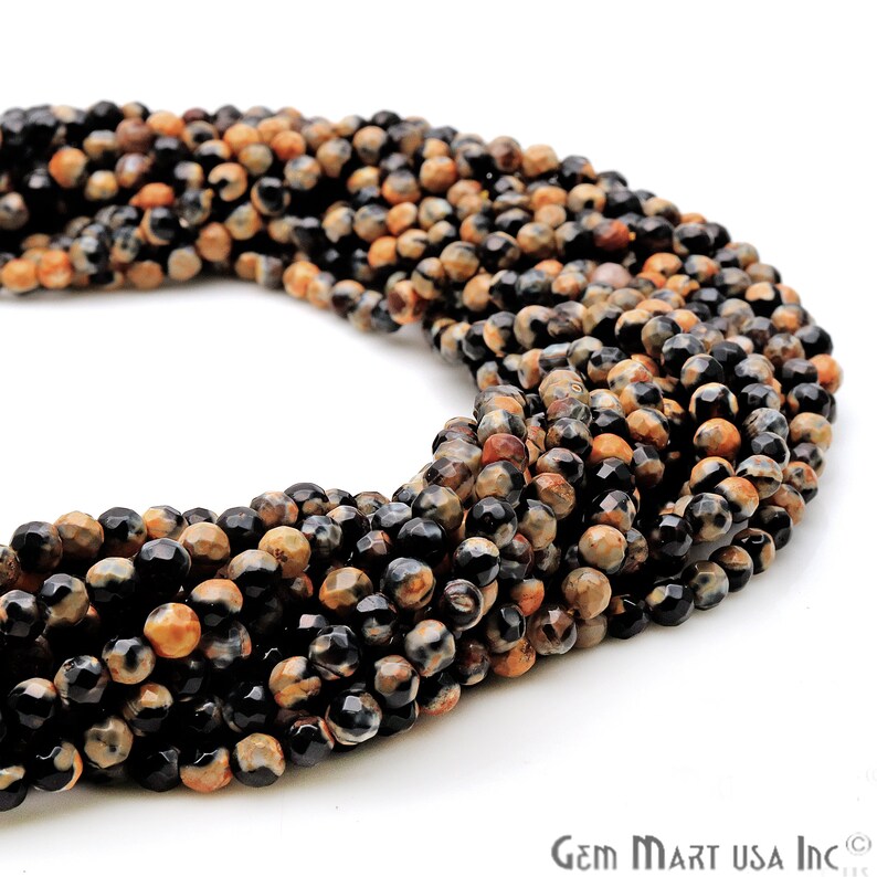 Bumble Bee Jade Gemstone Beads, Round Beads, Necklace Making Beads ...