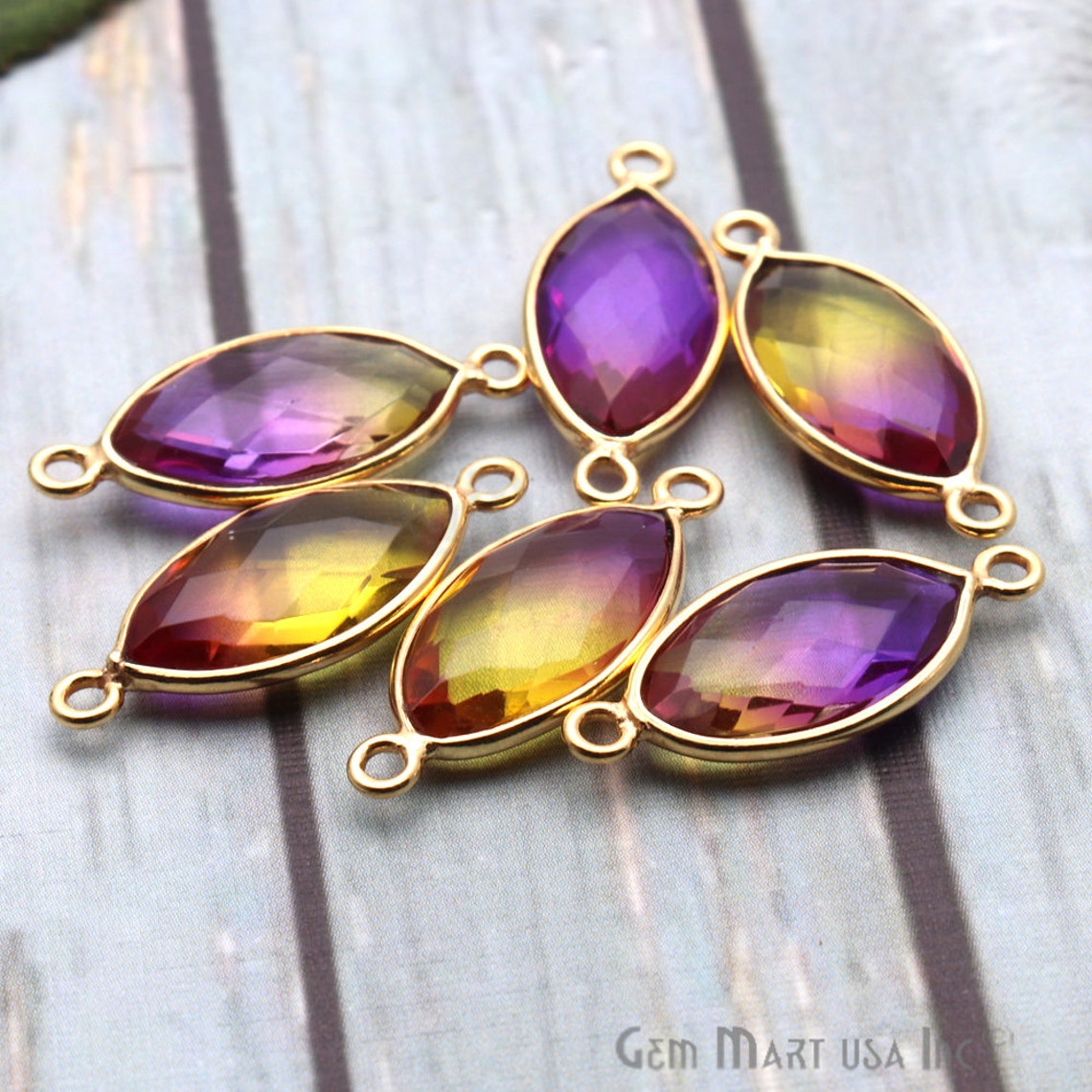 Purple Quartz Crystal Quartz Aura Quartz Doublet Quartz | Etsy