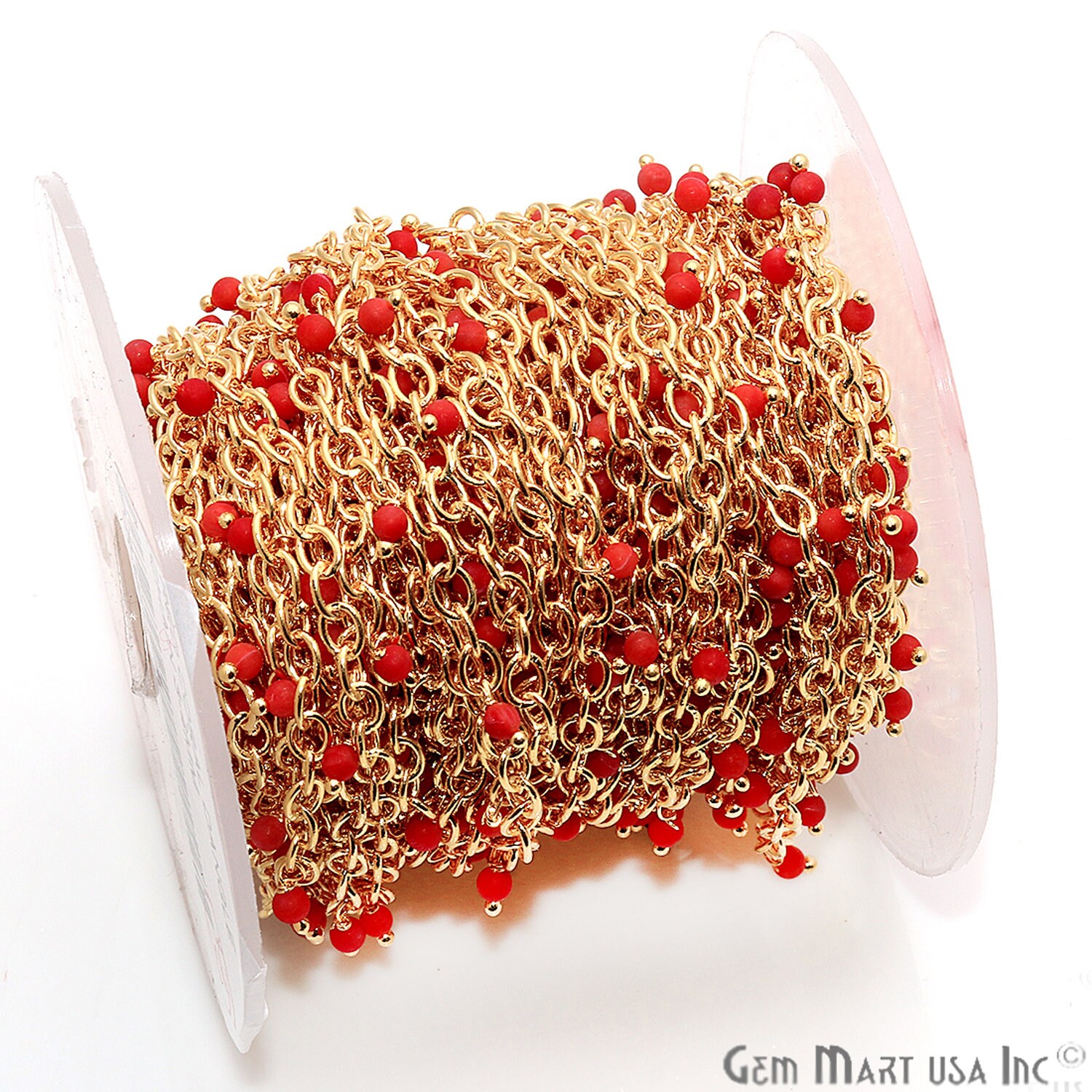 Rosary Chain Red Coral Chain Cluster Chain Grape Chain | Etsy