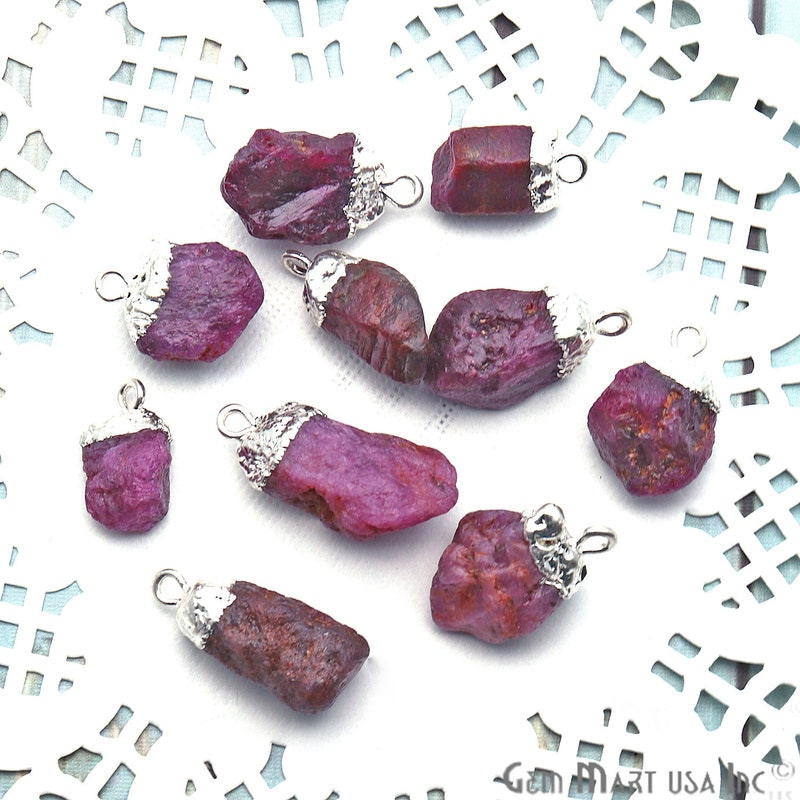 Raw Ruby Jewelry - Etsy