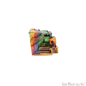 Bismuth Crystal Rainbow Bismuth Crystal Cluster Display Specimen ...