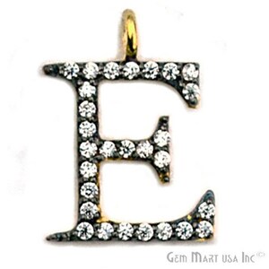 Gold Alphabet Letters Charms, Capital Letter Charms, Initial Alphabet ...