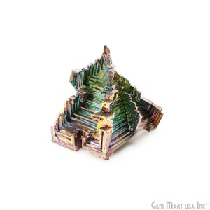 Bismuth Crystal Rainbow Bismuth Crystal Cluster Display Specimen ...