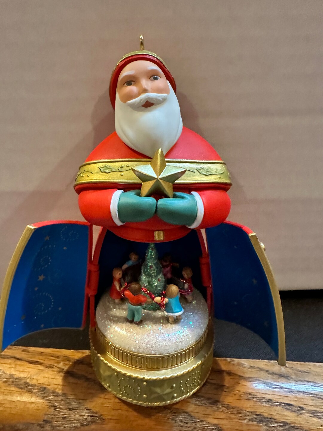 Hallmark Keepsake Ornament Santa’s Music Boy Plays We Wish You A Merry ...