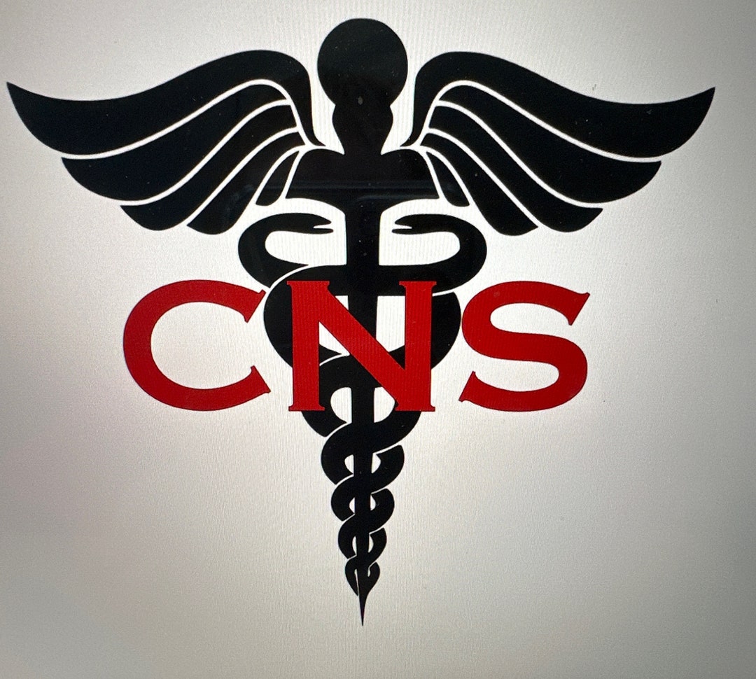 Certified Nurse Specialist CNS Medical Caduceus Vinyl Decal - Phone ...