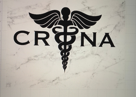 CRNA Certified Registered Nurse Anesthetist Medical Caduceus | Etsy