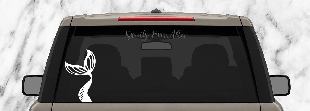 Mermaid Tail Decal Sticker Ariel Decal Laptop Sticker - Etsy