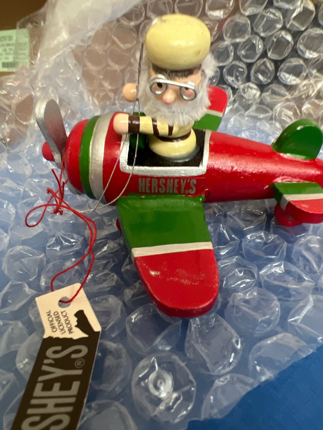 Hershey World Elf Ornament Elf in an Airplane - Etsy