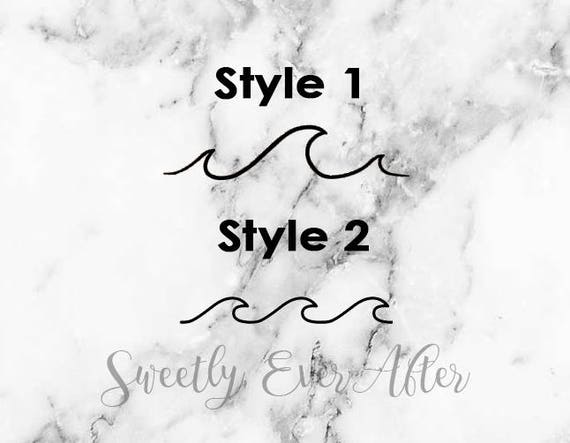 Ocean Wave Decal Sticker Surfing Decal Sticker Beach | Etsy