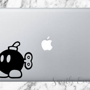 Mario Bomb Decal Sticker Mario Bob-omb Decal Video Game | Etsy